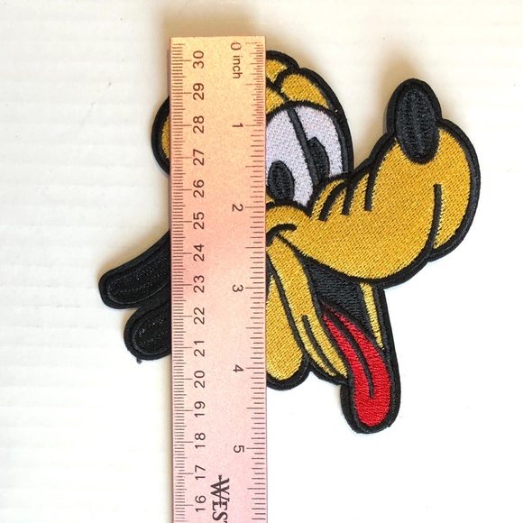 Accessories | Pluto Patch Large Iron On Disney Diy Mickey Mouse | Poshmark